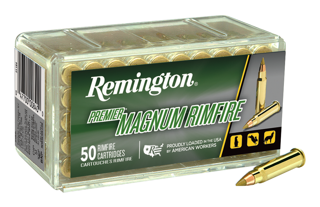 Remington Premier Magnum .17 HMR 17 Grain Rimfire Ammo | Bass Pro Shops